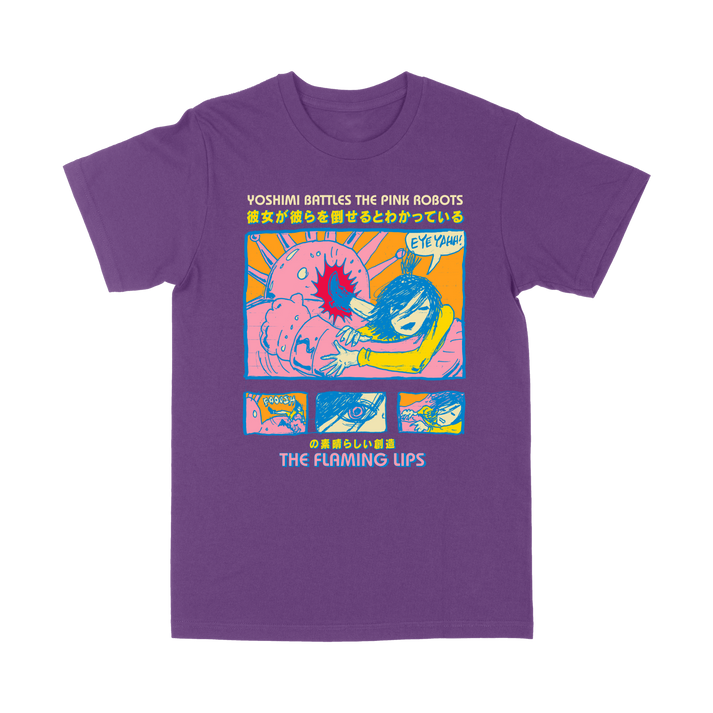 Yoshimi T-Shirt (Royal Purple) – The Flaming Lips